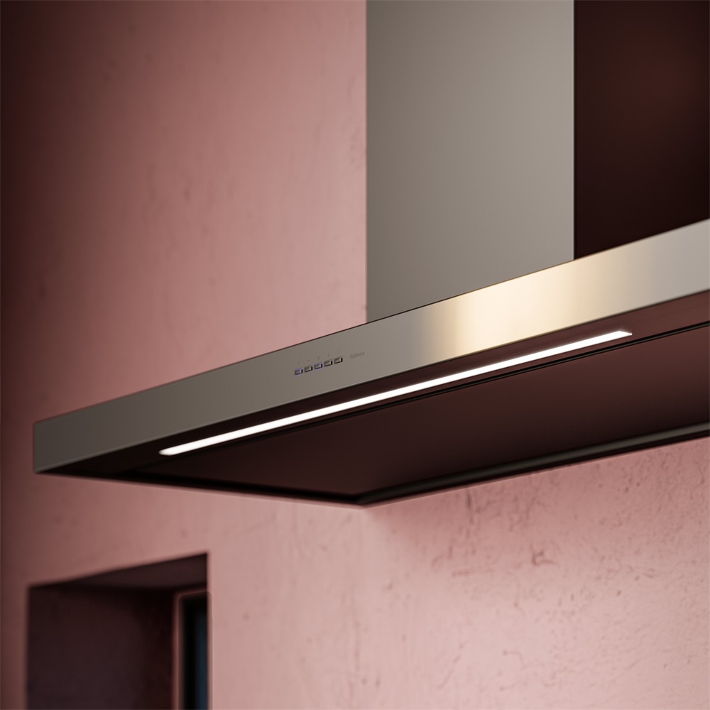 FALMEC PLANE NRS PLUS sziget páraelszívó, 90 cm, fekete - ecorgan.hu