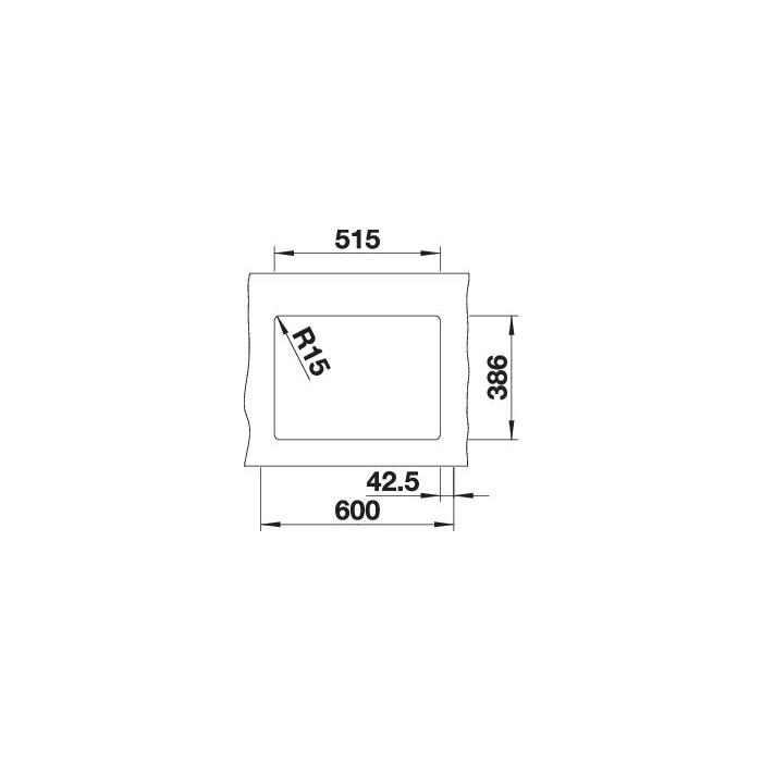 BLANCO SUBLINE 350/150-U ker. bazalt - ecorgan.hu